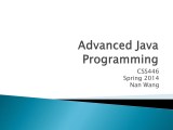 Ppt Advanced Java Programming Powerpoint Presentation Free Download
