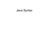Ppt Java Syntax Powerpoint Presentation Free Download Id 8724852