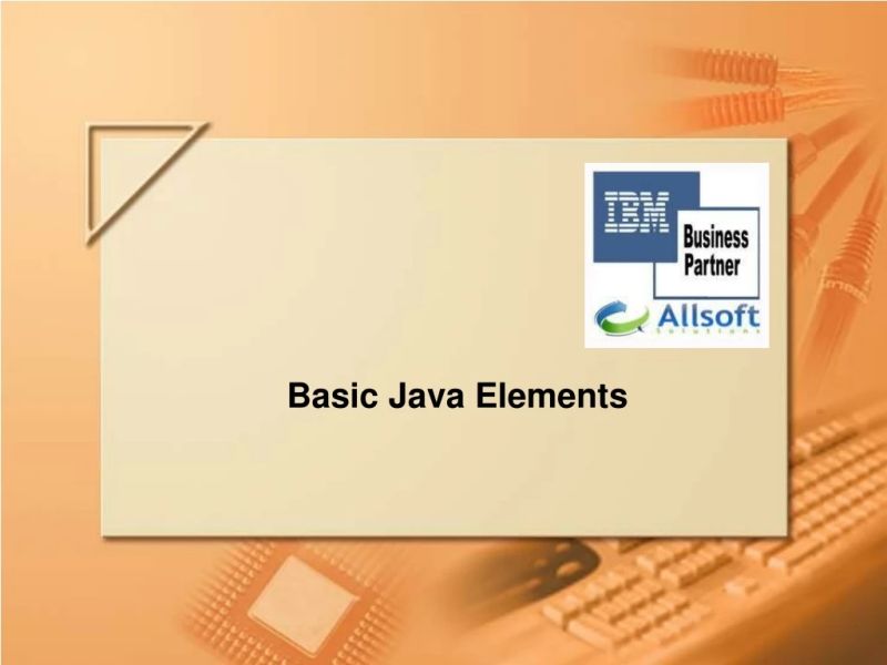Ppt Chapter 2 3 Basic Elements Of Java Powerpoint Presentation Free - 4K Space Images for Desktop
