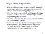 Ppt Integer Linear Programming Powerpoint Presentation Free Download