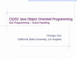 Ppt Cs202 Java Object Oriented Programming Gui Programming Event