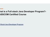 Ppt Java Full Stack Course Powerpoint Presentation Free Download