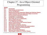 Ppt Java Object Oriented Programming Overview Powerpoint Presentation