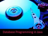 Ppt Database Programming In Java Powerpoint Presentation Free