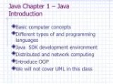 Ppt Chapter 1 Introduction To Java Programming Powerpoint