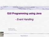 Ppt Gui Programming Using Java Event Handling Powerpoint