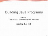 Ppt Building Java Programs Powerpoint Presentation Free Download