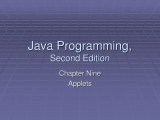 Ppt Java Programming Mastering Applets And Event Driven Gui