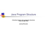 Ppt Basic Java Program Structure Powerpoint Presentation Free
