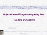 Ppt Object Oriented Programming Using Java Getters And Setters