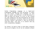 Ppt Python Tutorial For Beginners Python Crash Course Python