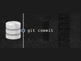 Git Commit Programming Coding Server And Database Vector Image