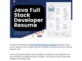 Ppt Java Full Stack Developer Resume Examples Powerpoint Presentation