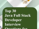 Ppt 30 Java Full Stack Developer Interview Questions For Freshers
