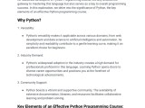 Ppt Python Programming Course Your Key To Programming Success