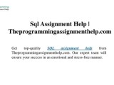 Theprogrammingassignmenthelp Online Presentations Channel