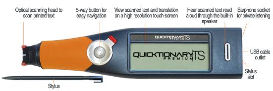 Quicktionary TS Premium portable dictionary scans as well | Ubergizmo