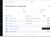 User Groups Based Security Devolutions Documentation
