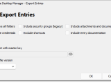 Export And Import Entries Devolutions Documentation