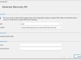 Recovery Kit Generation Devolutions Documentation