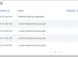 Backup History Devolutions Documentation