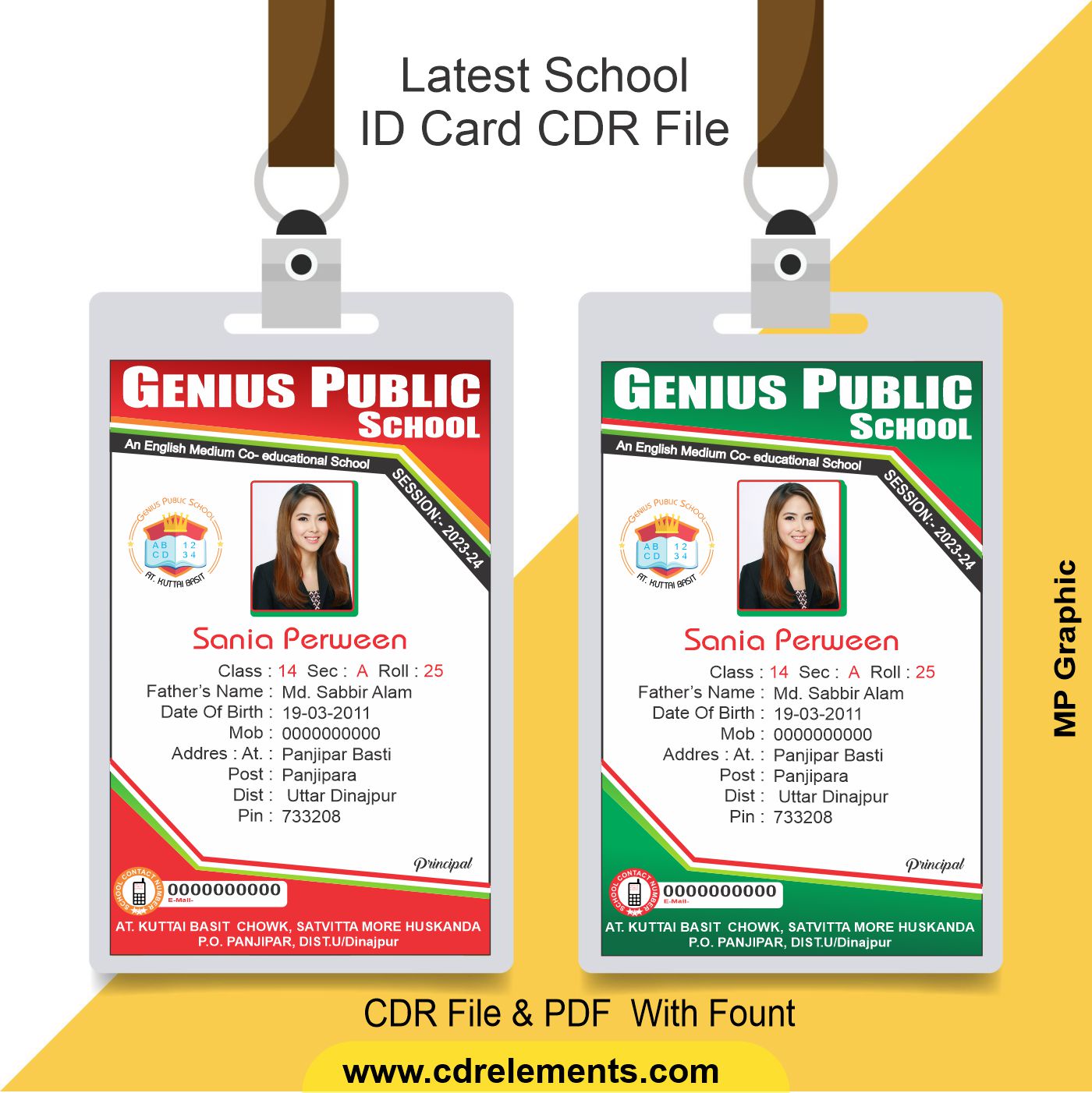 Latest School ID Card CDR File Cdrelements latest-school-id-card-cdr-file-cdrelements