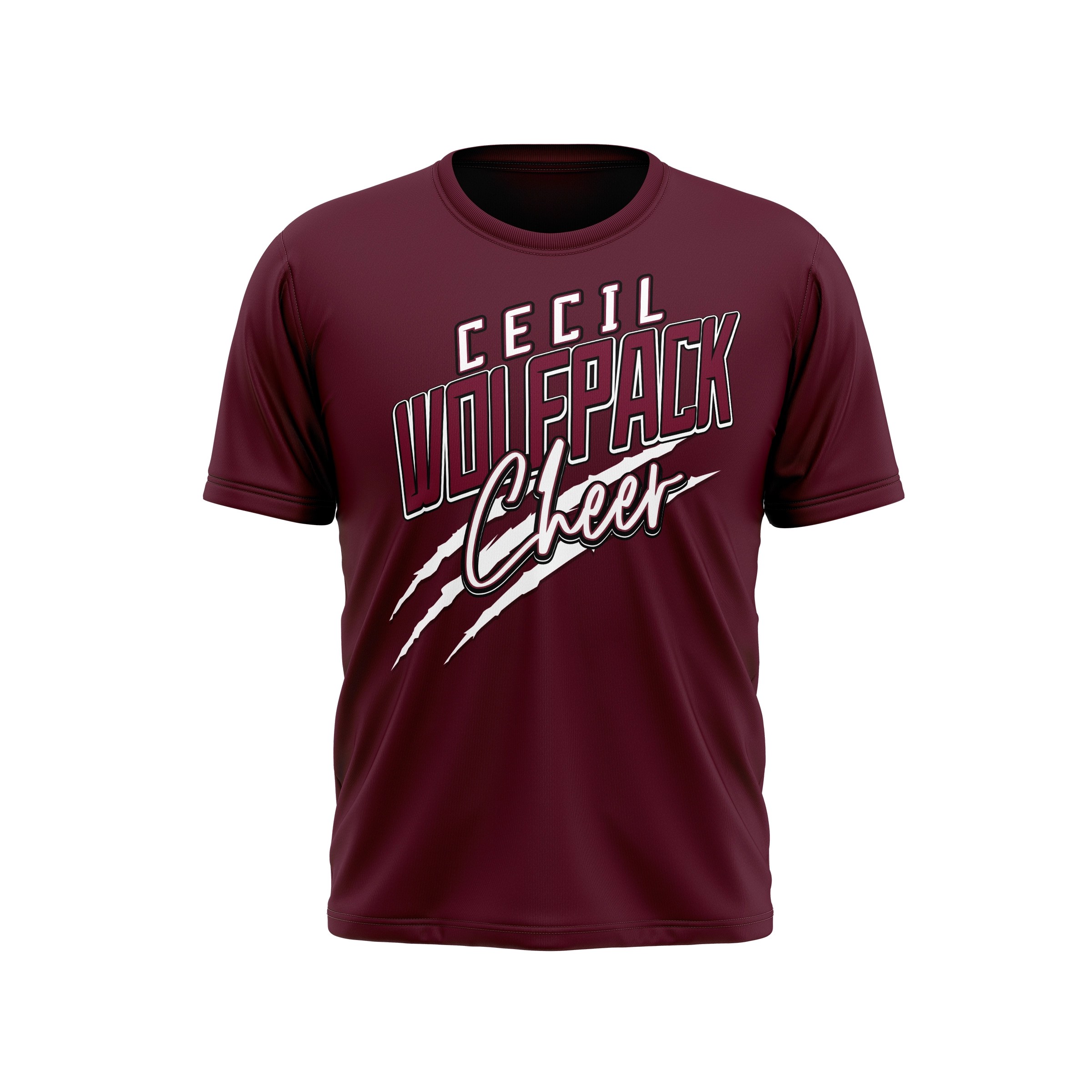 Wolfpack Cheer Tee – Cecil Wolfpack