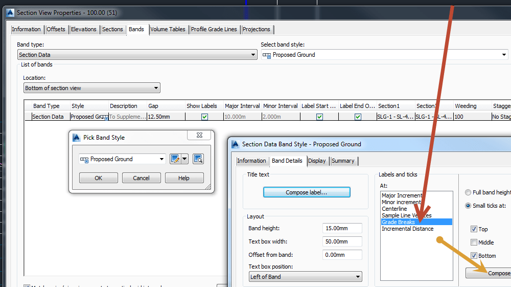 Labelling your sections views effectively | Cee Three Dee