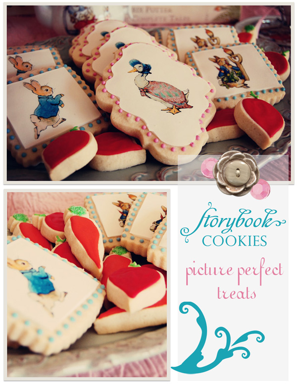 Storybook Cookies inspired by Beatrix Potter
