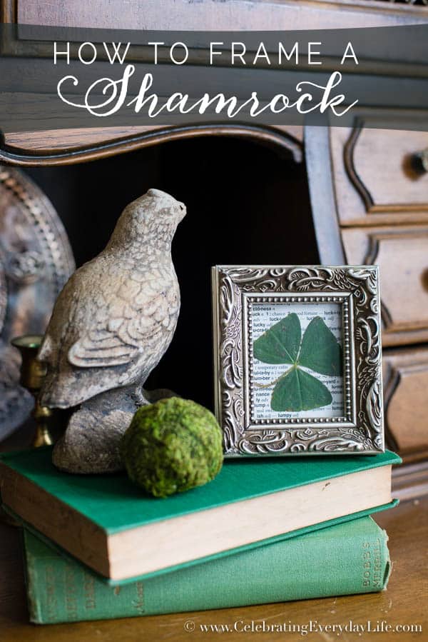 How to Frame A Shamrock - Lucky Art