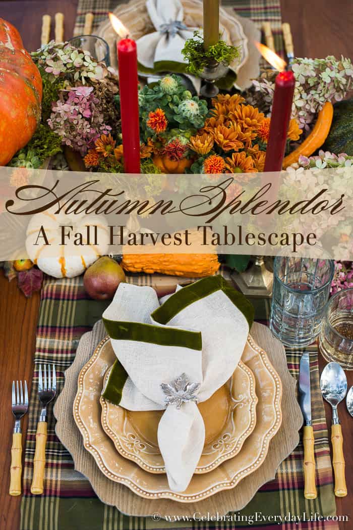 A Fall Tablescape - Welcome Autumn