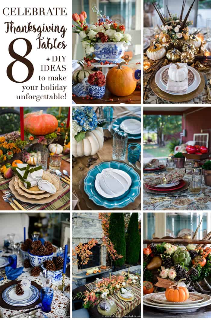 Celebrate with 8 Beautiful Thanksgiving Tables
