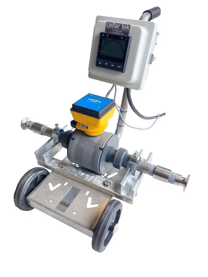 Flow Meter Cart - CellarTek