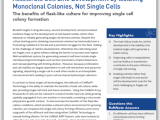 Accelerate Cell Line Development By Isolating Monoclonal Colonies Not
