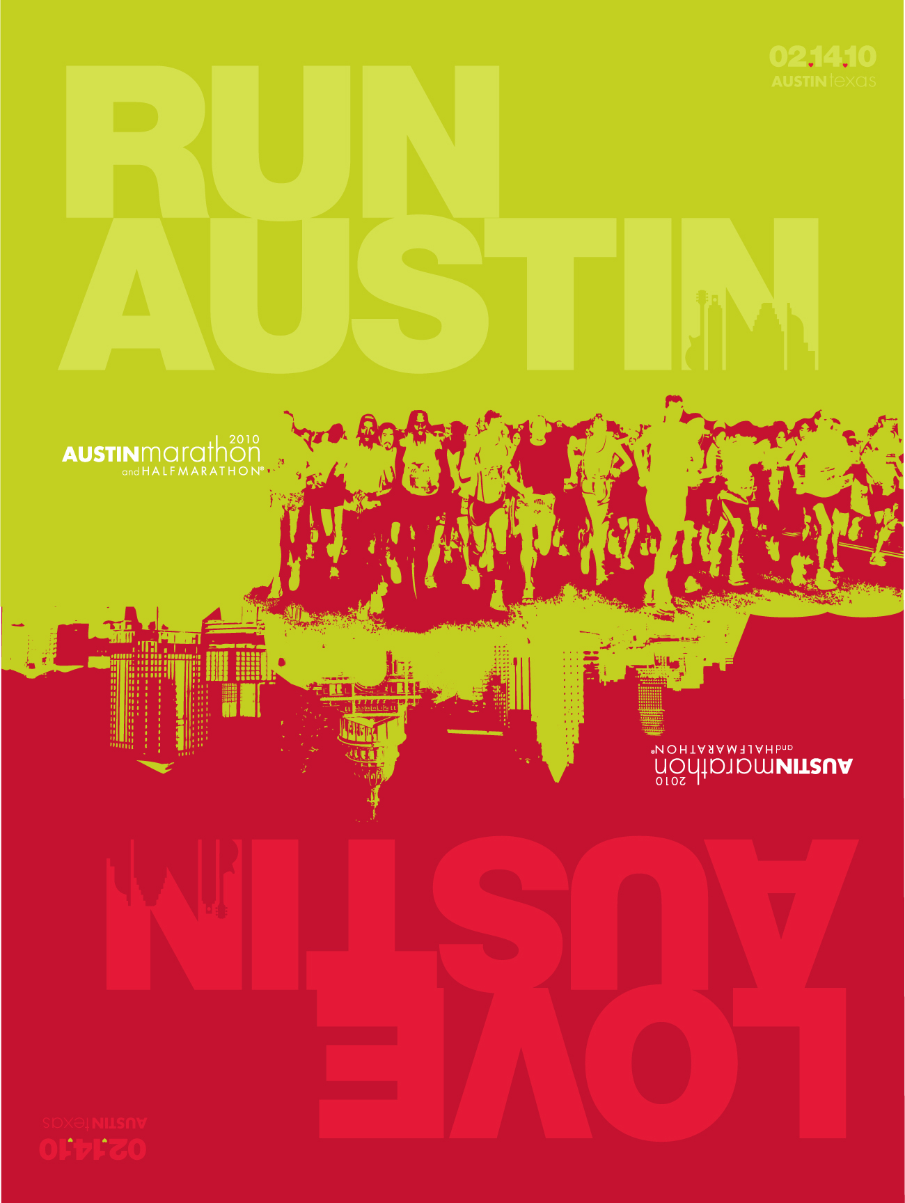 Official Austin Marathon Poster | CelluloidCineMaier