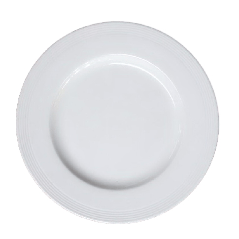 6-inch Flat Plate (White) | เซรามิคครบครัน ราคาโรงงาน