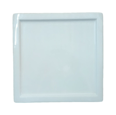 Square Rim Plate 16×16 cm. | เซรามิคครบครัน ราคาโรงงาน