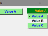 Python Tkinter Ttk Optionmenu オプションメニュー ドロップダウンリスト リファレンス メモ