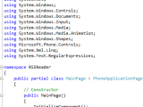 Cespage Silverlight Tutorials Rss Reader