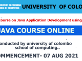Online Course On Java Application Development Using Javase Ceylon Vacancy