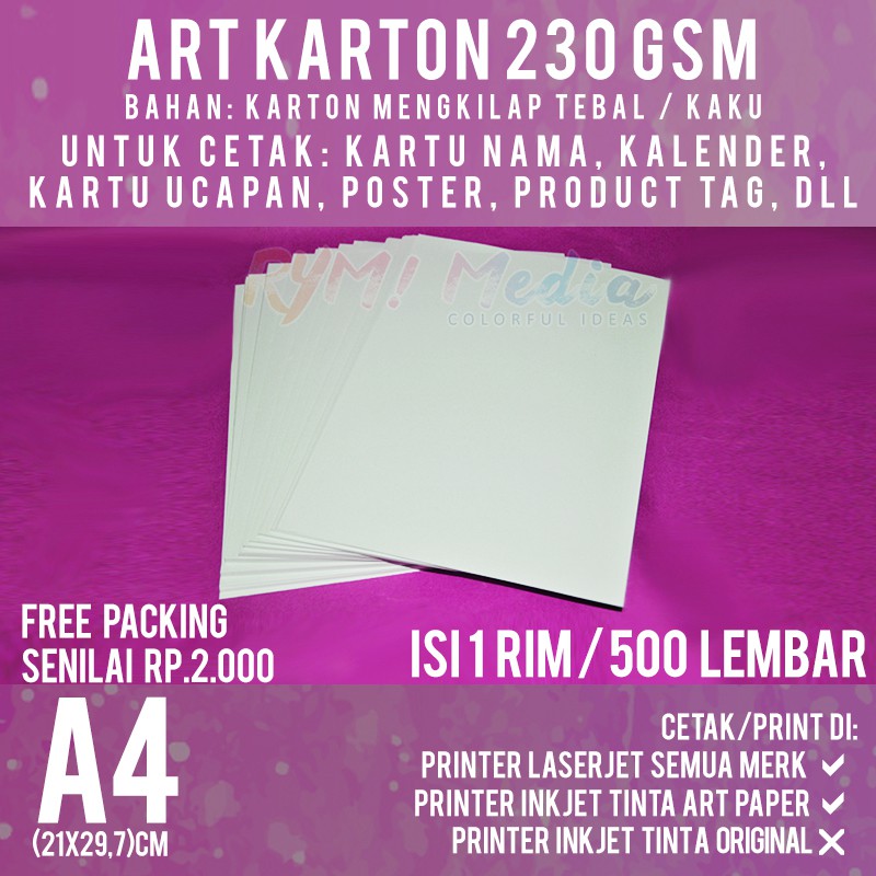 Yuk Simak Perbedaan Art Paper Dan Art Carton [Terlengkap] - Catatan Angsana