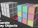 How To Use Array Modifier And Separate Array Objects In Blender