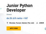 Junior Python Developer Stx Next Wroclaw Poznan Gdansk Lodz