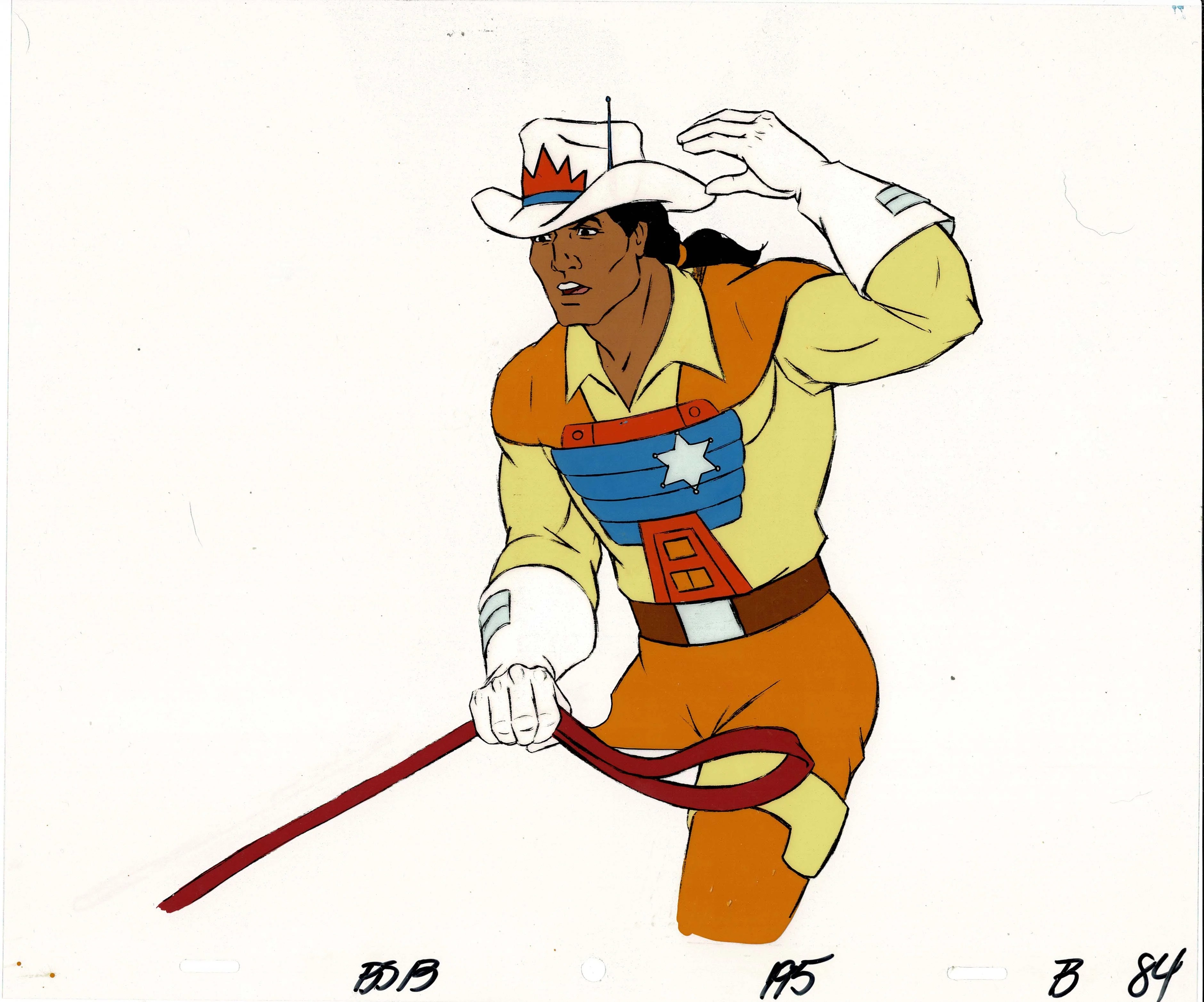 Bravestarr Animation Cartoon Production Cel From Filmation 1987 8 E B8