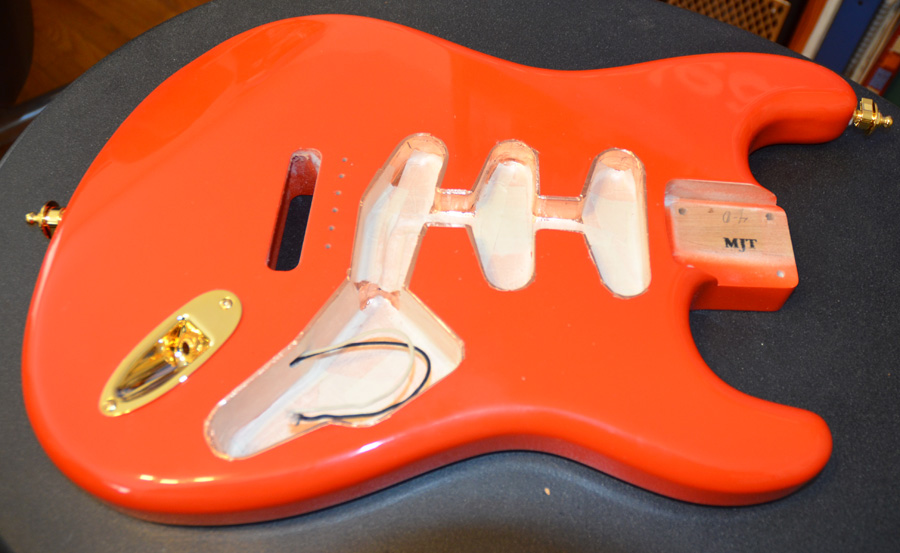Red Custom Stratocaster Build | ChasingGuitars