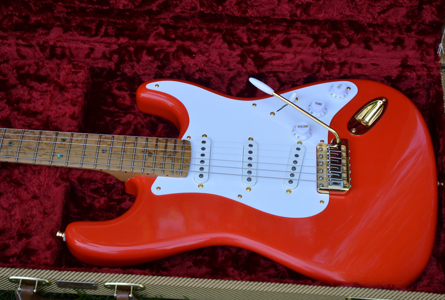 Red Custom Stratocaster Build | ChasingGuitars