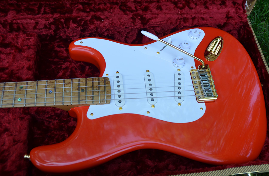 Custom Built Red Stratocaster | ChasingGuitars