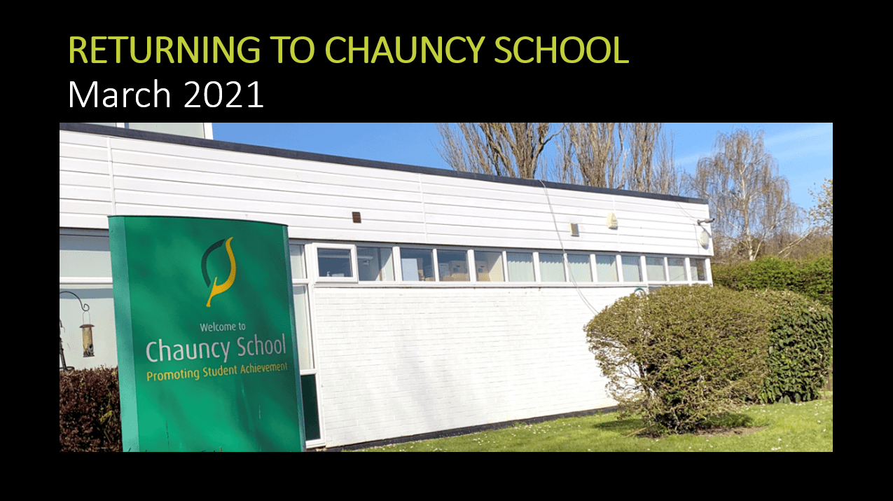 RETURNING TO CHAUNCY SCHOOL