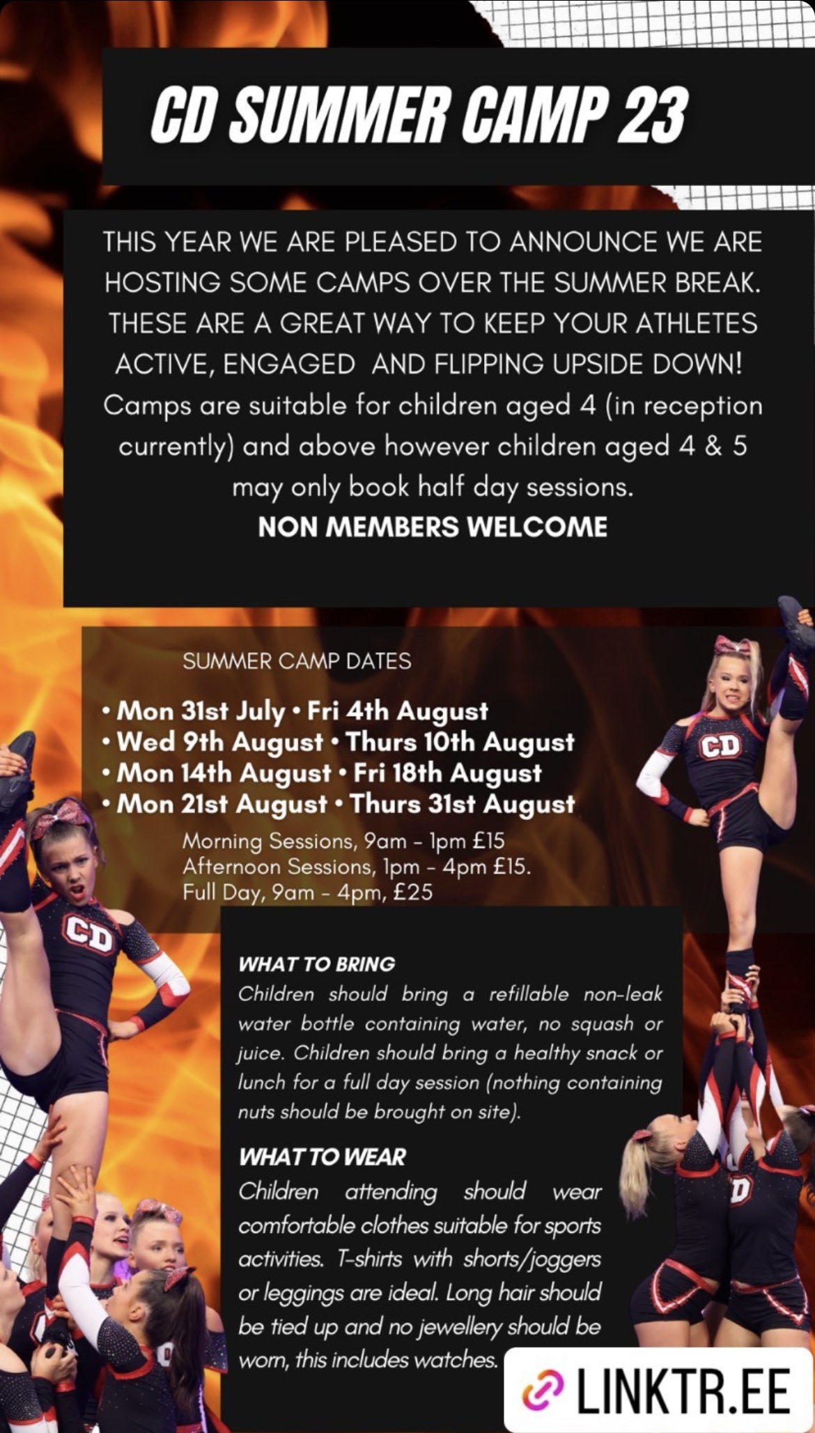 Coventry Dynamite Summer Camp – cheer tool kit