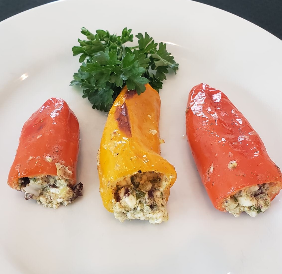 Feta Stuffed Mini Peppers - Chef Colin Roche's Blog